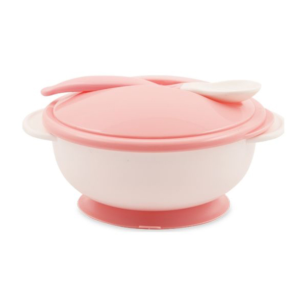 Lorelli Bebi činija + Kašičica Blush Pink 10230400005