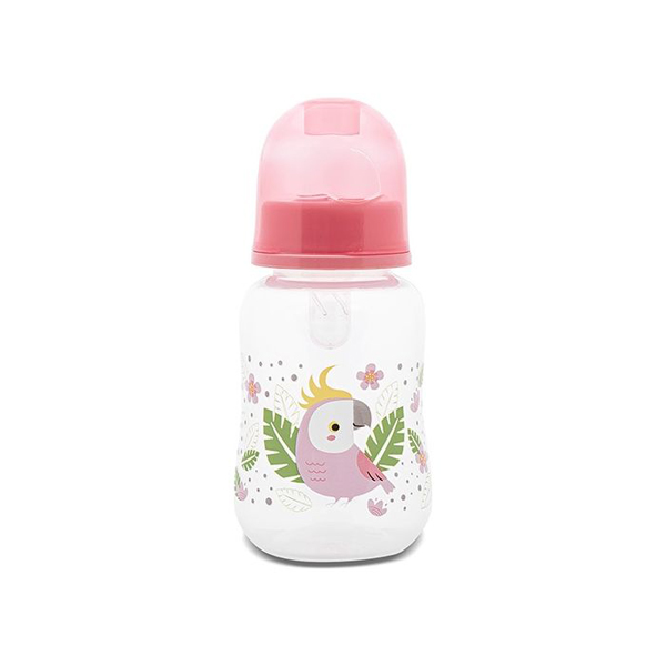 Lorelli Bebi flašica Easy Grip 125ml Shell Pink 10200100006