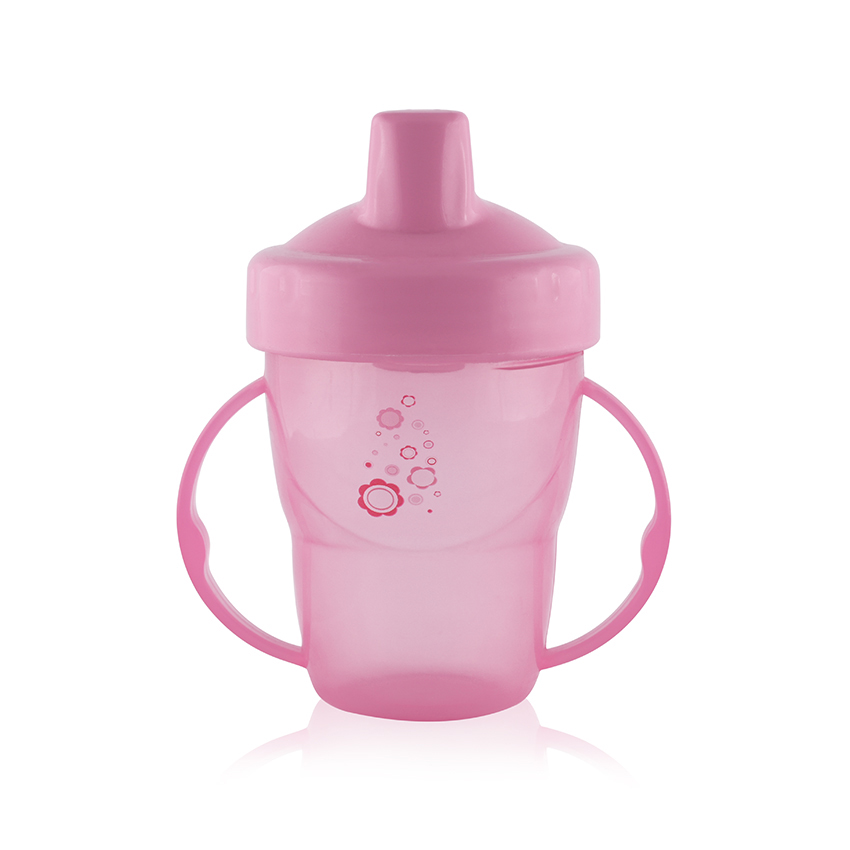 Lorelli Bebi šolja 210 ml sa kljunom Pink 10230550002