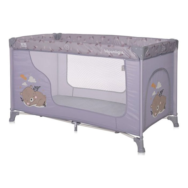 Lorelli Prenosivi krevetac za bebe Moonlight 1 nivo Grey Dream (2023) 10080392365