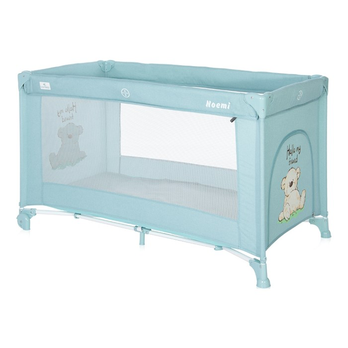 Lorelli Prenosivi krevetac za bebe Noemi 1 Nivo Blue Surf Teddy (2021) 10080542156