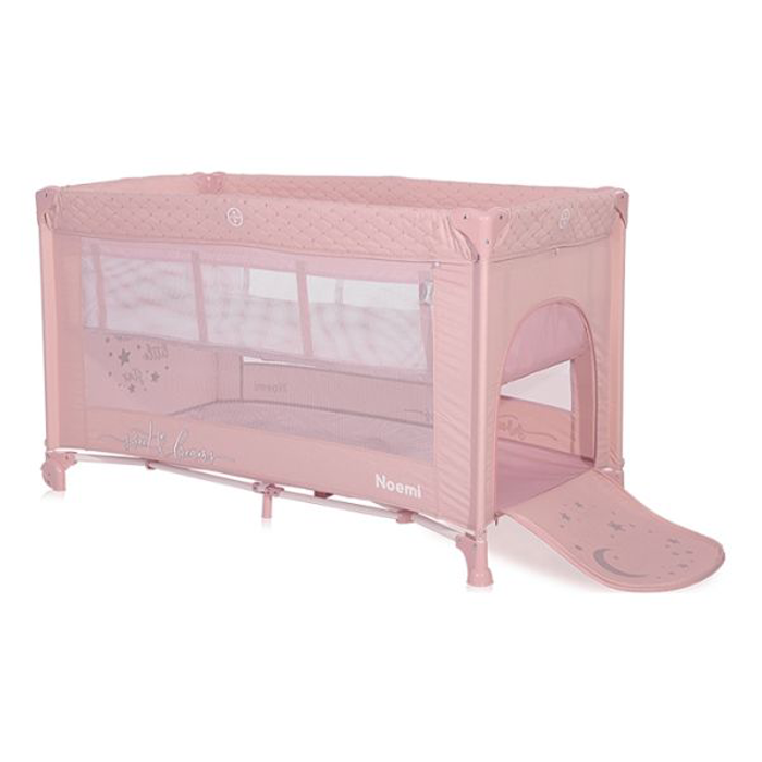 Lorelli Prenosivi krevetac za bebe Noemi 2 nivoa Mellow Rose Star (2022) 10080552219