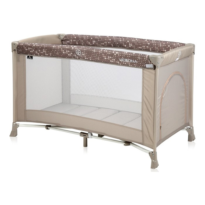 Lorelli Prenosivi krevetac za bebe Verona 1 Nivo Beige Dots (2020) 10080252080