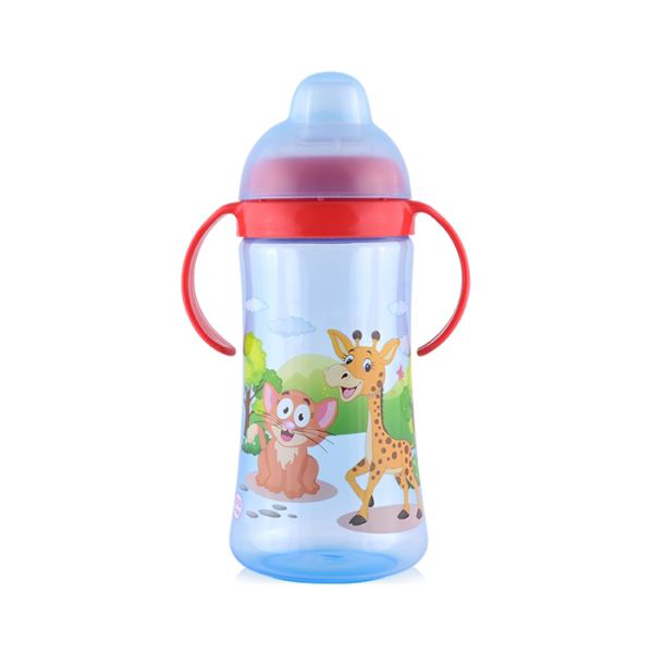 Lorelli Sportska bebi šolja 330ml sa drškama i mekim kljunom Blue 10200910001