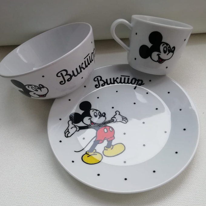 Dečiji personalizovani set od porcelana