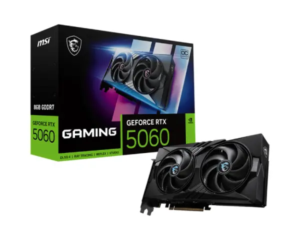 MSI GeForce RTX 5060 GAMING 8GB 28bit RTX 5060 8G GAMING OC Grafička karta