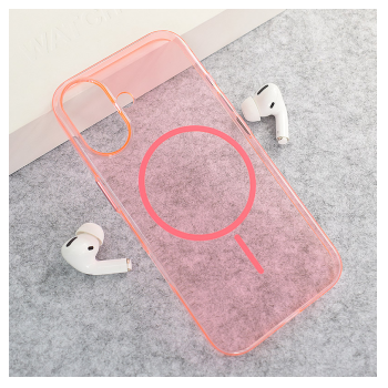 Maska Mag Case Neon za iPhone 15/ 16 roze