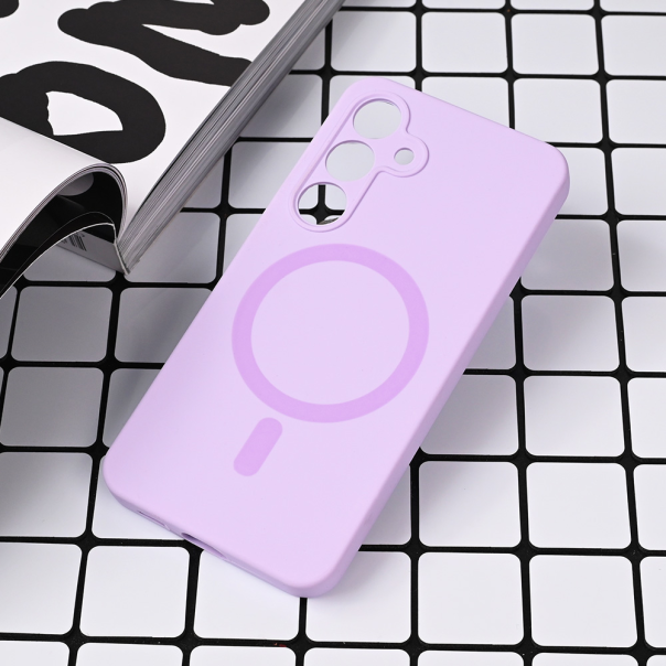 Maska za Samsung Galaxy S24 Magsafe Pure color lila