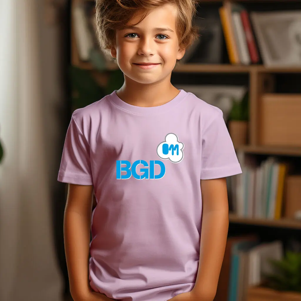 Camiseta Majica sa štampanim printom Cam 277, Dečija, Svetlo roze