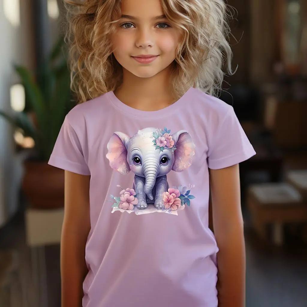 Camiseta Majica sa štampanim printom Cam 406, Dečija, Svetlo roze