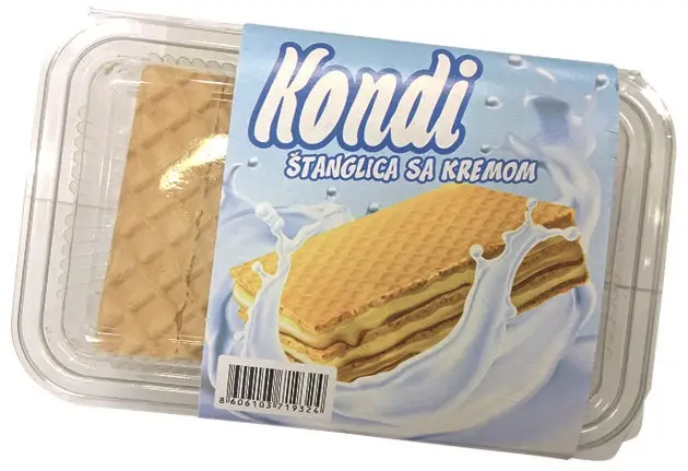 Kondi Štanglice sa belim kremom, 250g