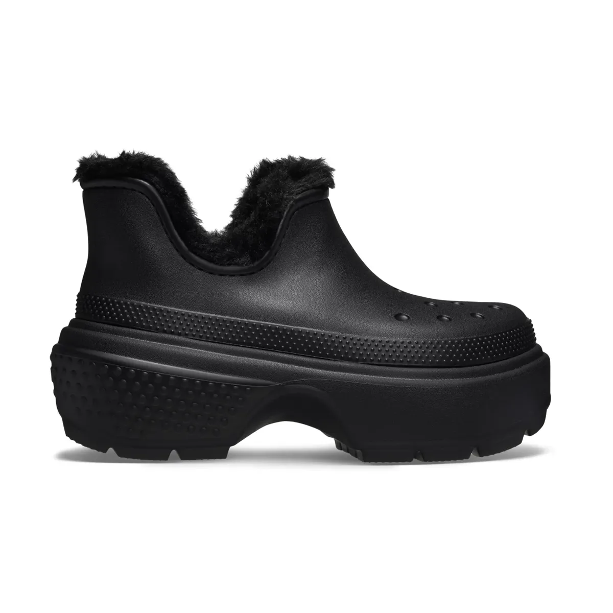 Crocs Stomp Lined Shorty Boot – Black