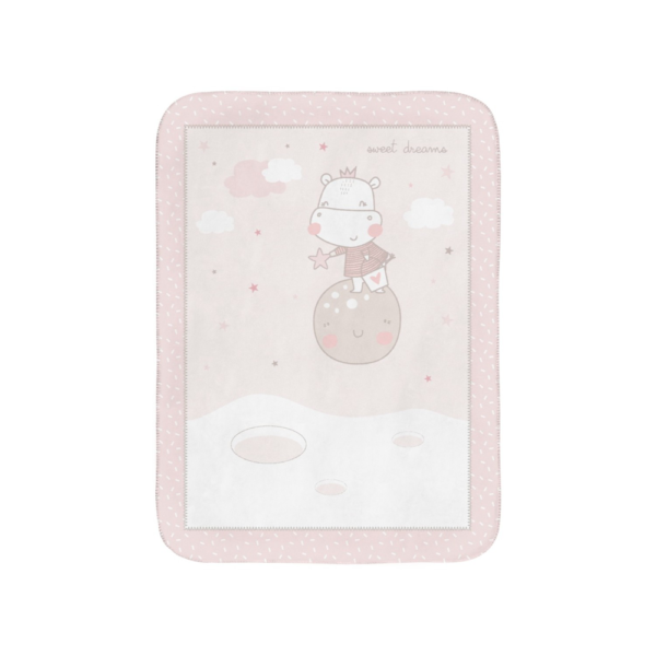 KikkaBoo Super soft baby ćebence 80x110 Hippo Dreams (KKB21123)