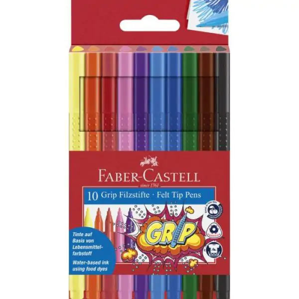 Flomasteri školski Grip Faber-Castell 1/10