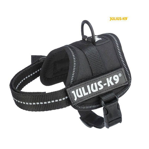 Am za pse M/0 58-76cm/40mm crna Julius K9 Trixie 150301