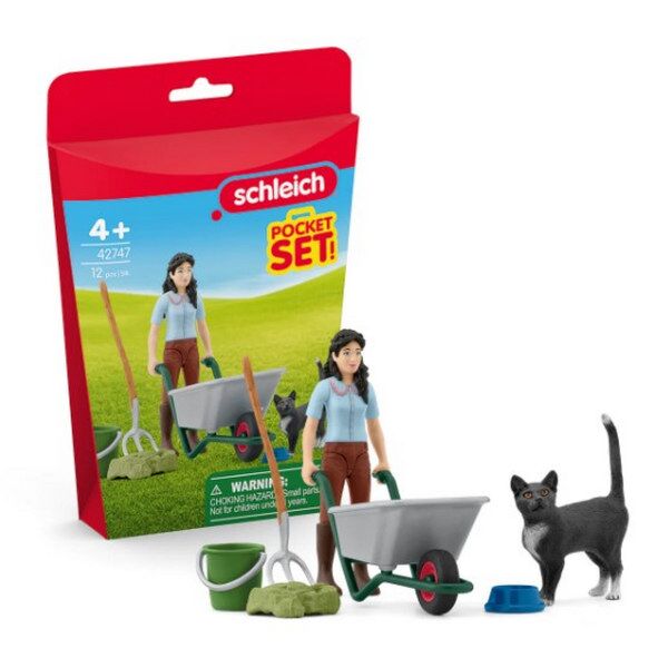 SCHLEICH IGRAČKA SET ZA ČIŠĆENJE STAJE 42747