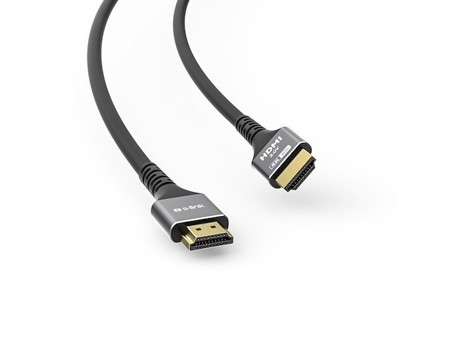 Kabl S-link SLX-HD4K20 HDMI na HDMI MM v2.0 4K30Hz Metal 20m