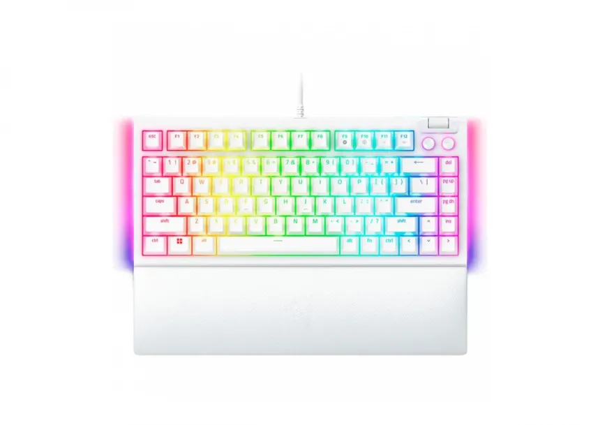 Razer BlackWidow V4 75% - Hot-swappable Mechanical Gaming Keyboard - White - US Layout