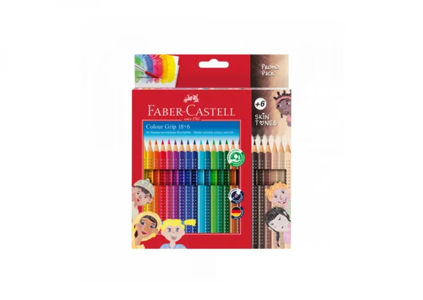 Drvene bojice Faber Castell GRIP Skin Tones 1/18+6 112819