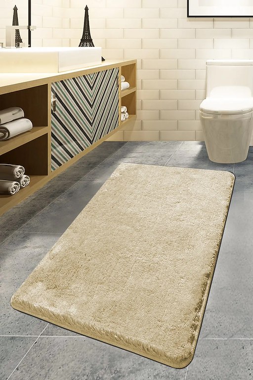 L'essentiel Maison Prostirka za kupatilo 70x120cm Krem