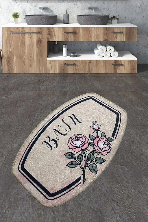 L'essentiel Maison Prostirka za kupatilo 70x120cm Šarena