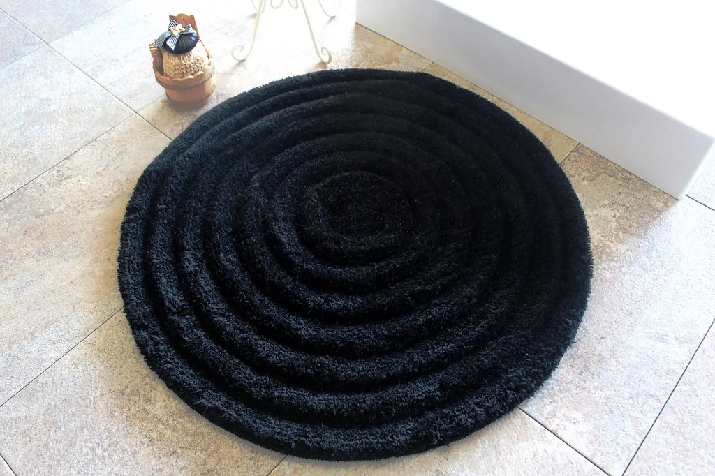 L'essentiel Maison Prostirka za kupatilo 90cm Crna