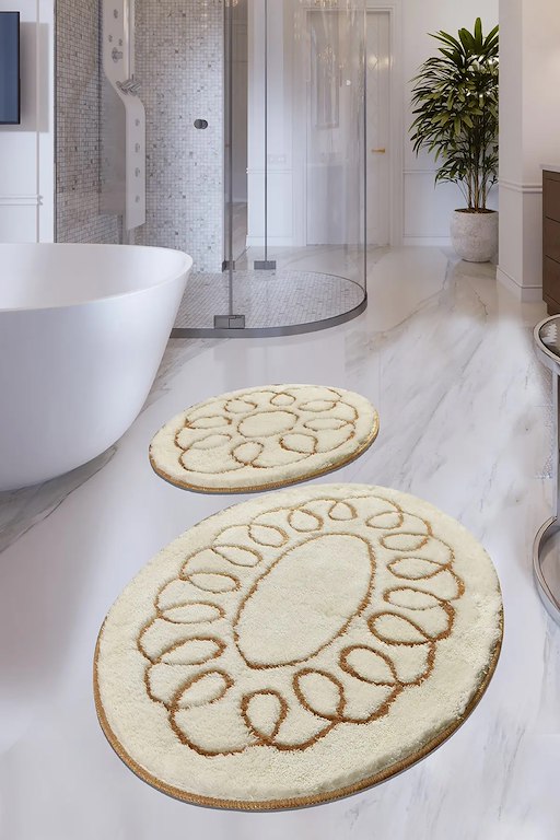 L'essentiel Maison Set 2 prostirke za kupatilo Šareni