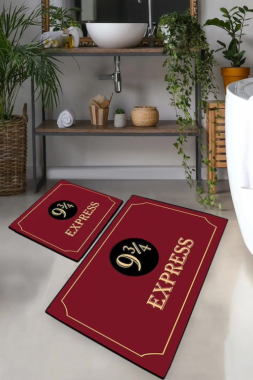L'essentiel Maison Set 2 prostirke za kupatilo Šareni