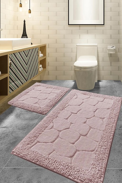 L'essentiel Maison Set 2 prostirke za kupatilo Šareni