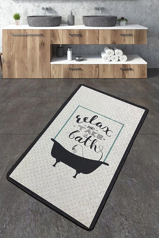 L'essentiel Maison Prostirka za kupatilo 70x120cm Šarena