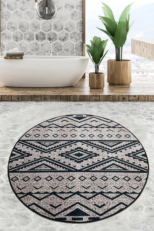 L'essentiel Maison Prostirka za kupatilo 80cm Šarena