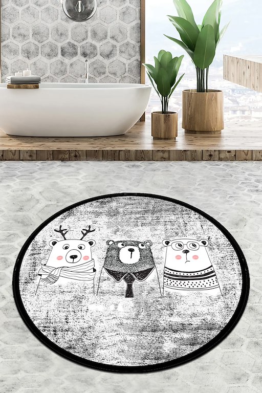 L'essentiel Maison Prostirka za kupatilo 200cm Šarena