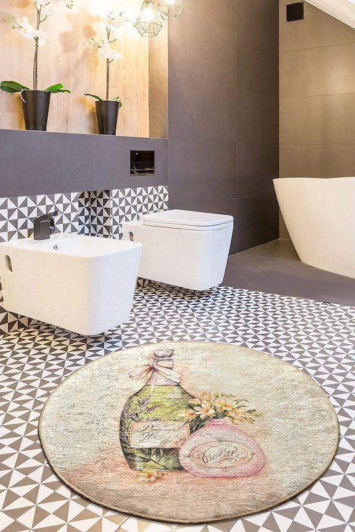 L'essentiel Maison Prostirka za kupatilo 100cm Šarena