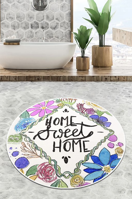 L'essentiel Maison Prostirka za kupatilo 80cm Šarena