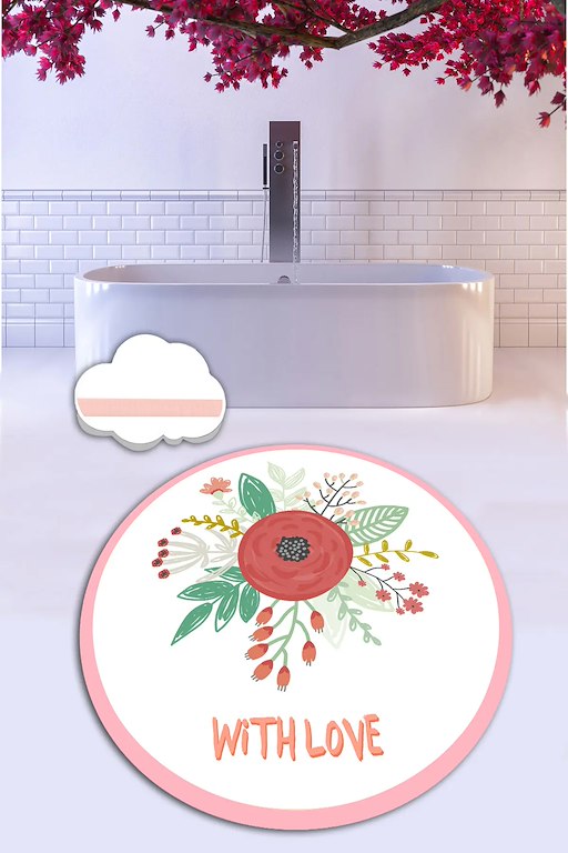 L'essentiel Maison Prostirka za kupatilo 140cm Šarena