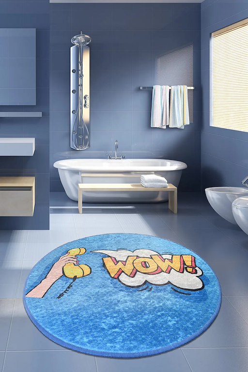 L'essentiel Maison Prostirka za kupatilo 100cm Šarena