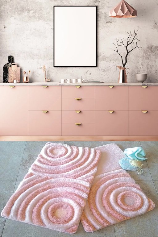 L'essentiel Maison Set 3 prostirke za kupatilo Bež