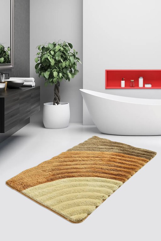 L'essentiel Maison Prostirka za kupatilo 60​​x100cm Šarena
