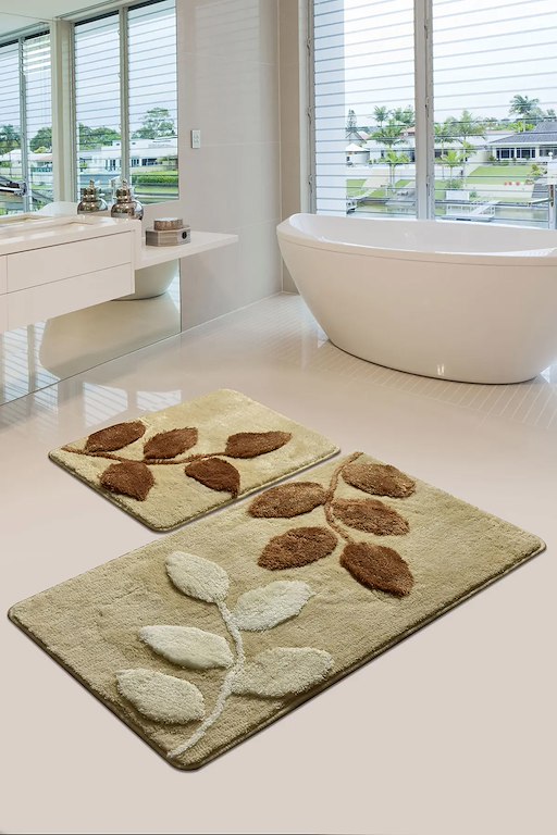 L'essentiel Maison Set 2 prostirke za kupatilo Šareni