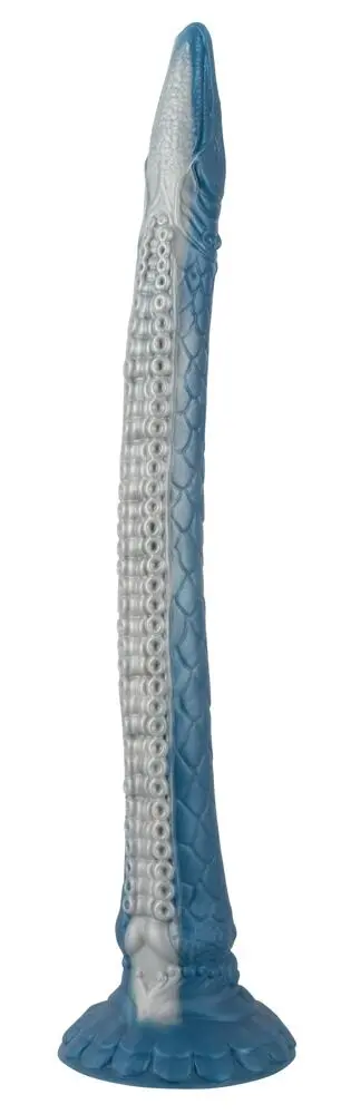 Beasty Cocks Dildo Jegulja, 44cm, Plavi