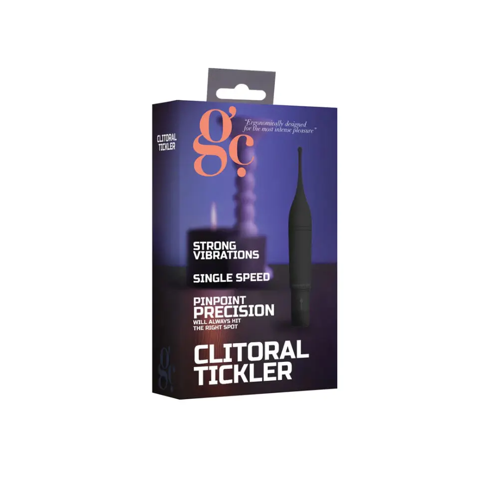 GC Klitoralni vibrator Clitoral Tickler, Crni
