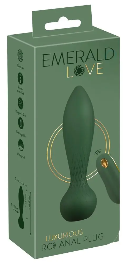 Emerald Love Analna kupa Luxurious, 14cm, Zelena