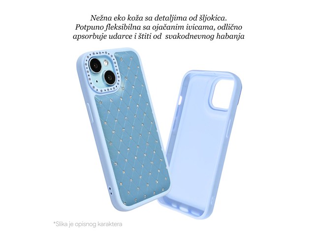 Torbica Bling za Samsung S928B Galaxy S24 Ultra plava