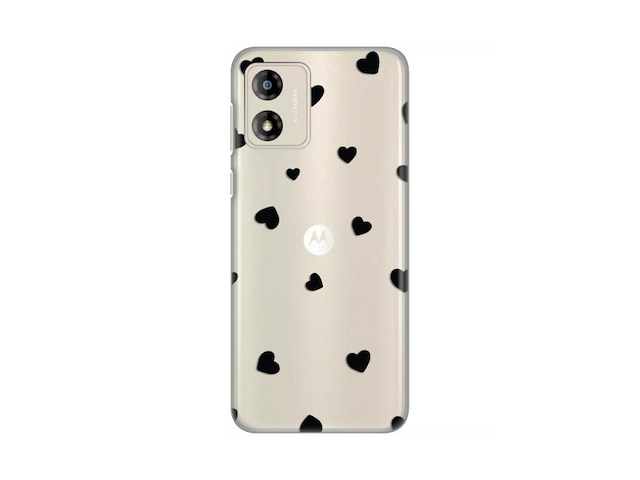 Torbica Silikonska Print Skin za Motorola Moto E13 Hearts
