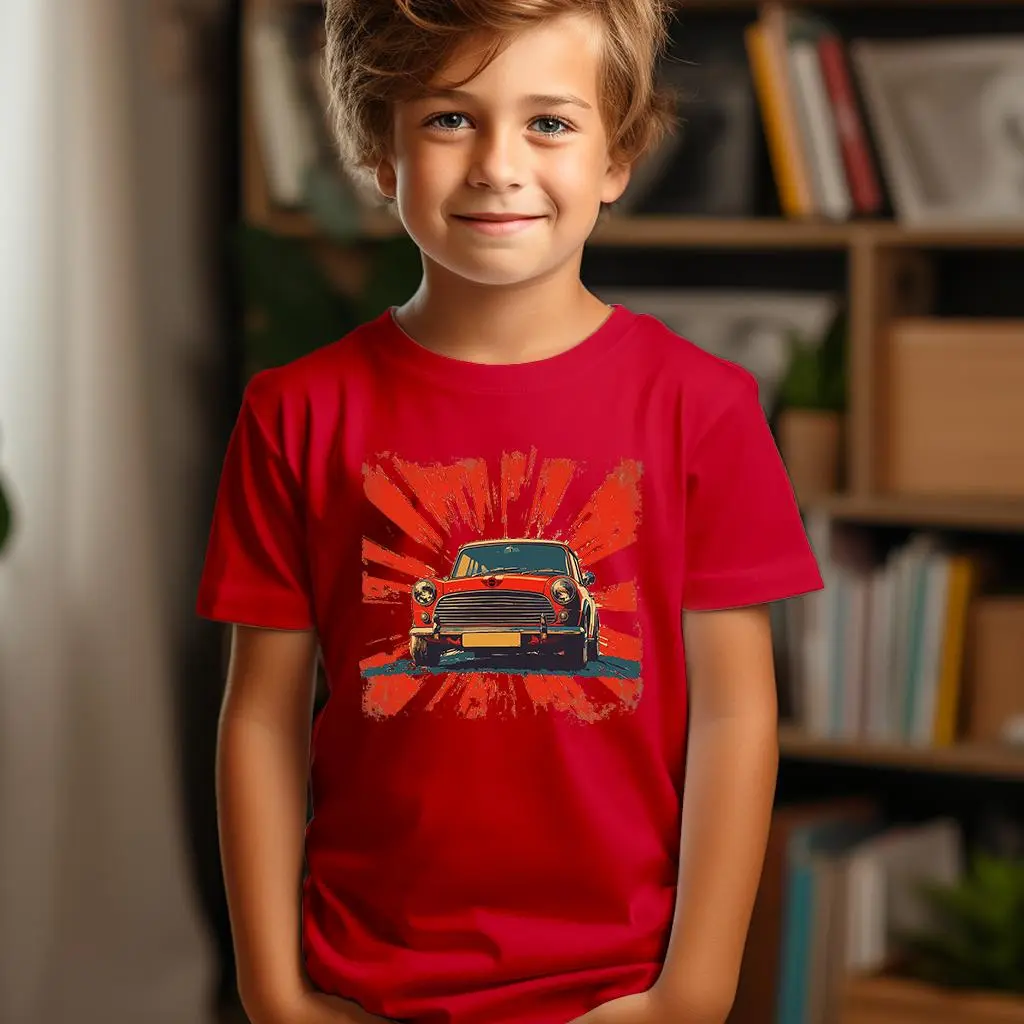 Camiseta Majica sa štampanim printom Cam 831, Dečija, Crvena