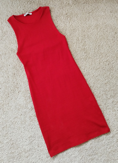☆ ZARA uska crvena haljina ☆ aktuelni model XS/S