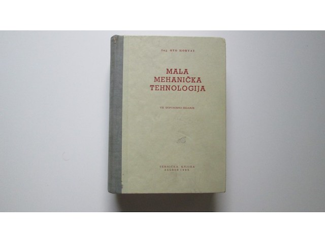 Mala mehanicka tehnologija