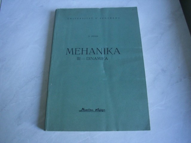 MEHANIKA III-DINAMIKA