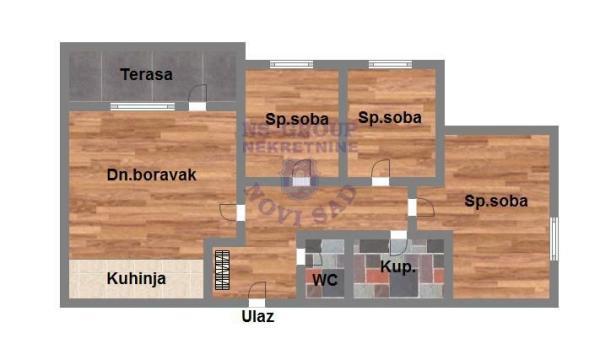 Četvorosoban stan na prodaju, 72m2, 188.510€