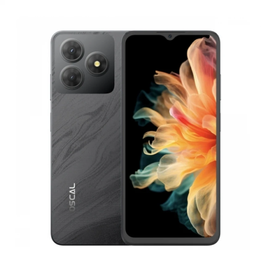 Smart telefon Oscal FLAT 2, 6.65" OC/6GB/256GB/13MP/5000mAh PBlack